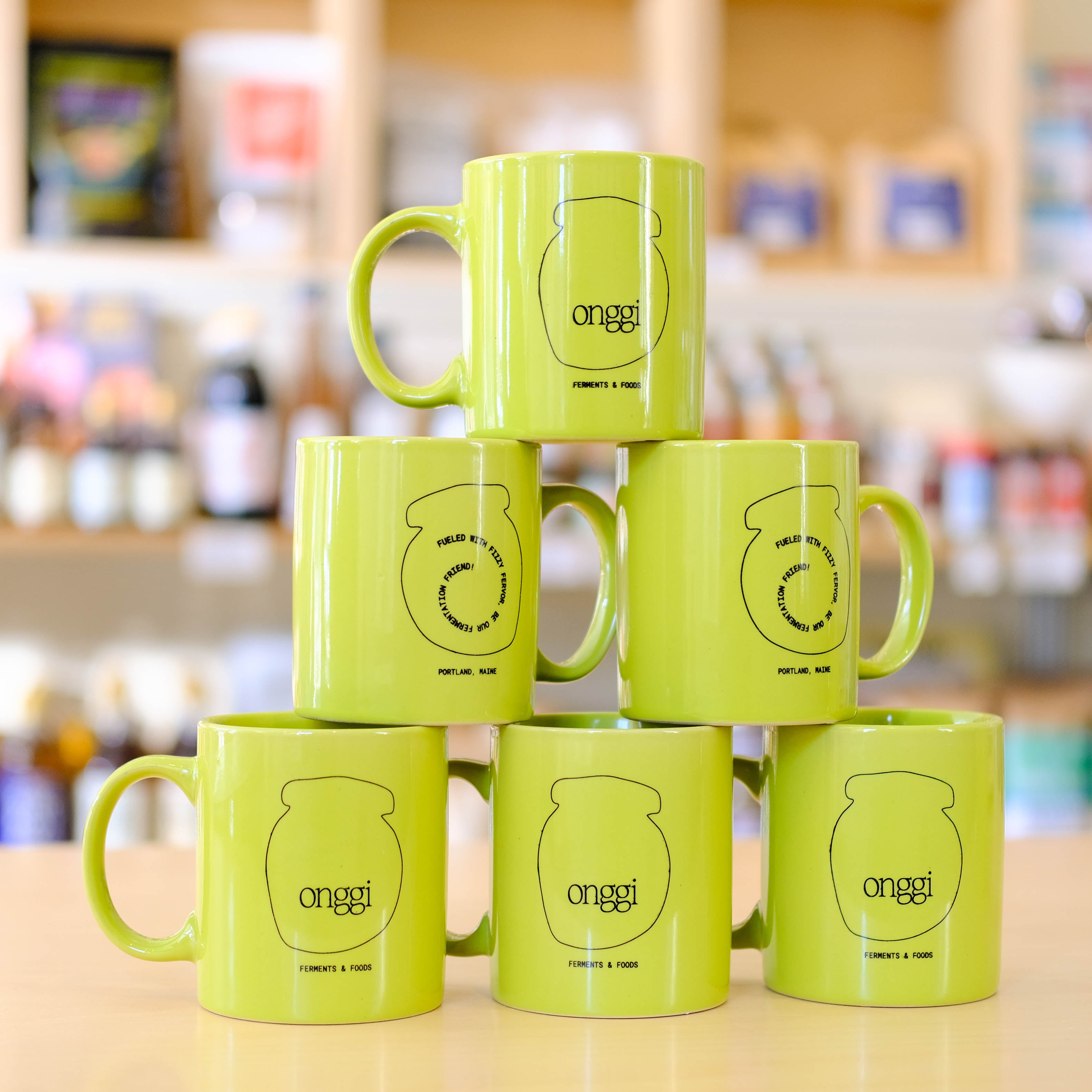 Onggi Coffee Pot Mug - Green – Onggi